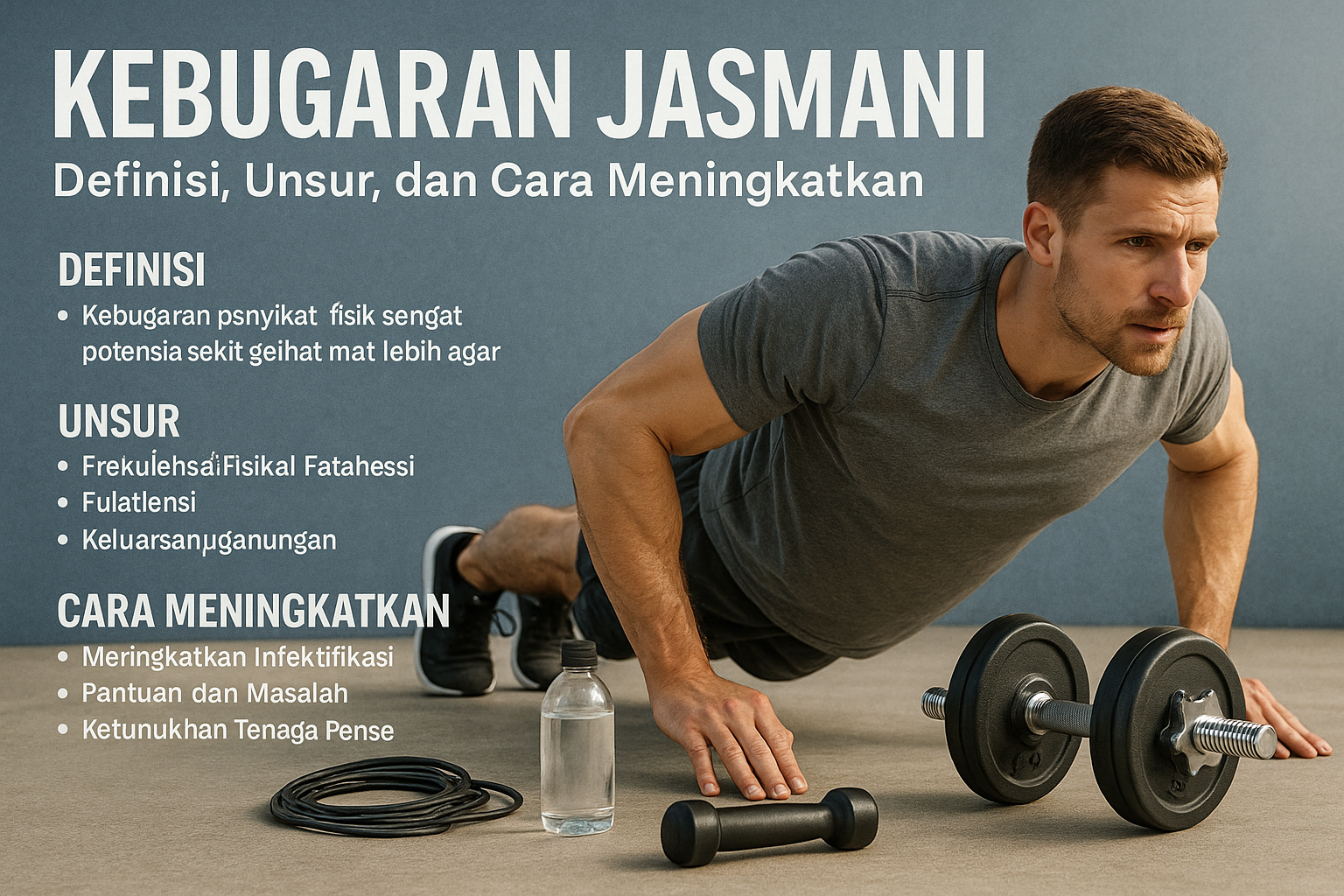 Kebugaran Jasmani: Definisi, Unsur, dan Cara Meningkatkan - st-bellarminus